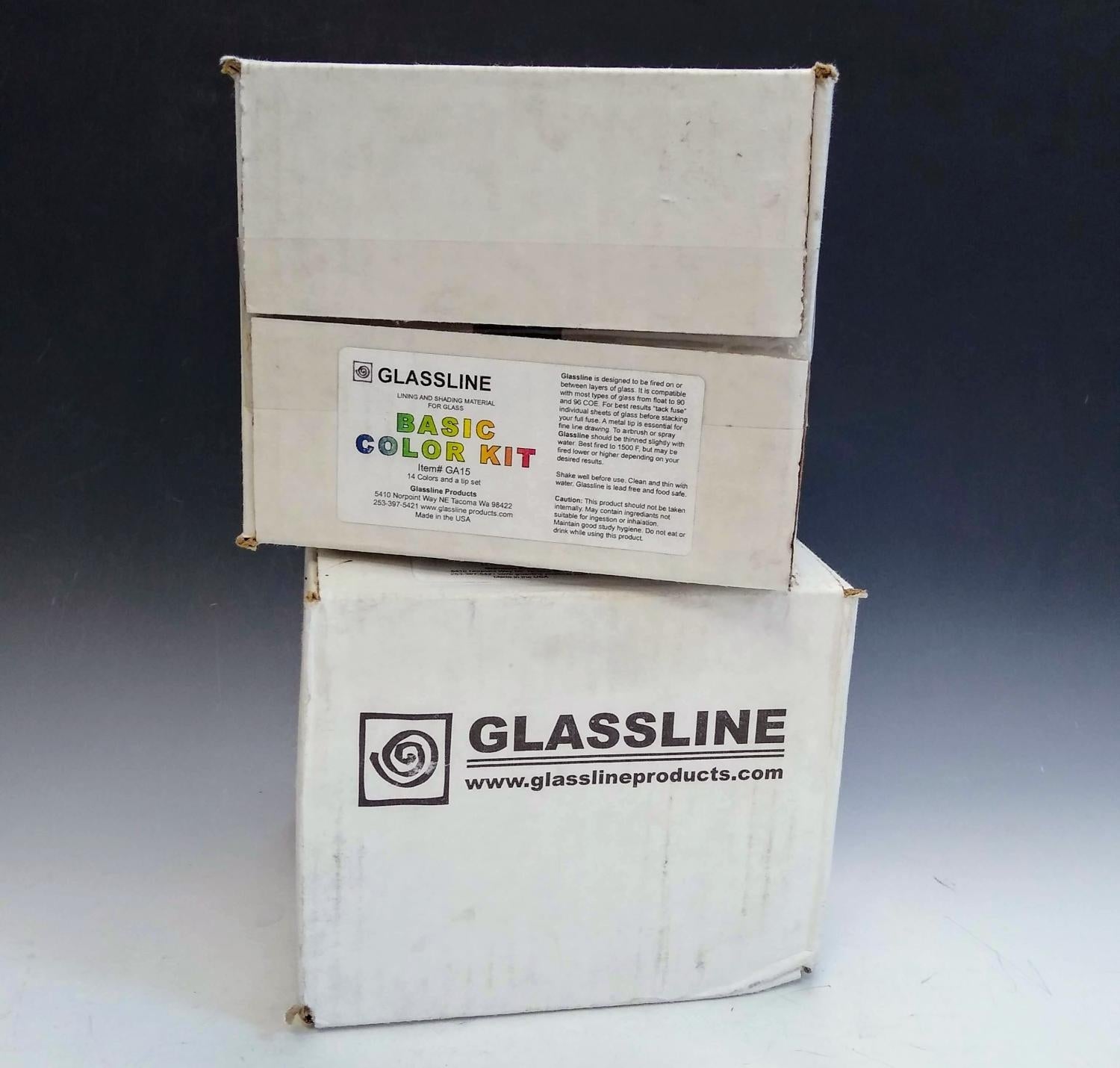 Glassline Fusing Paint Kit Basic Colors